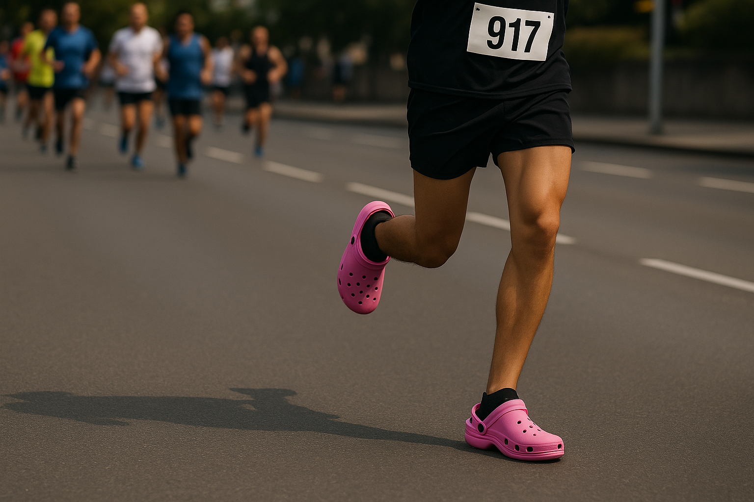 Marathon World Record Set Running in Crocs